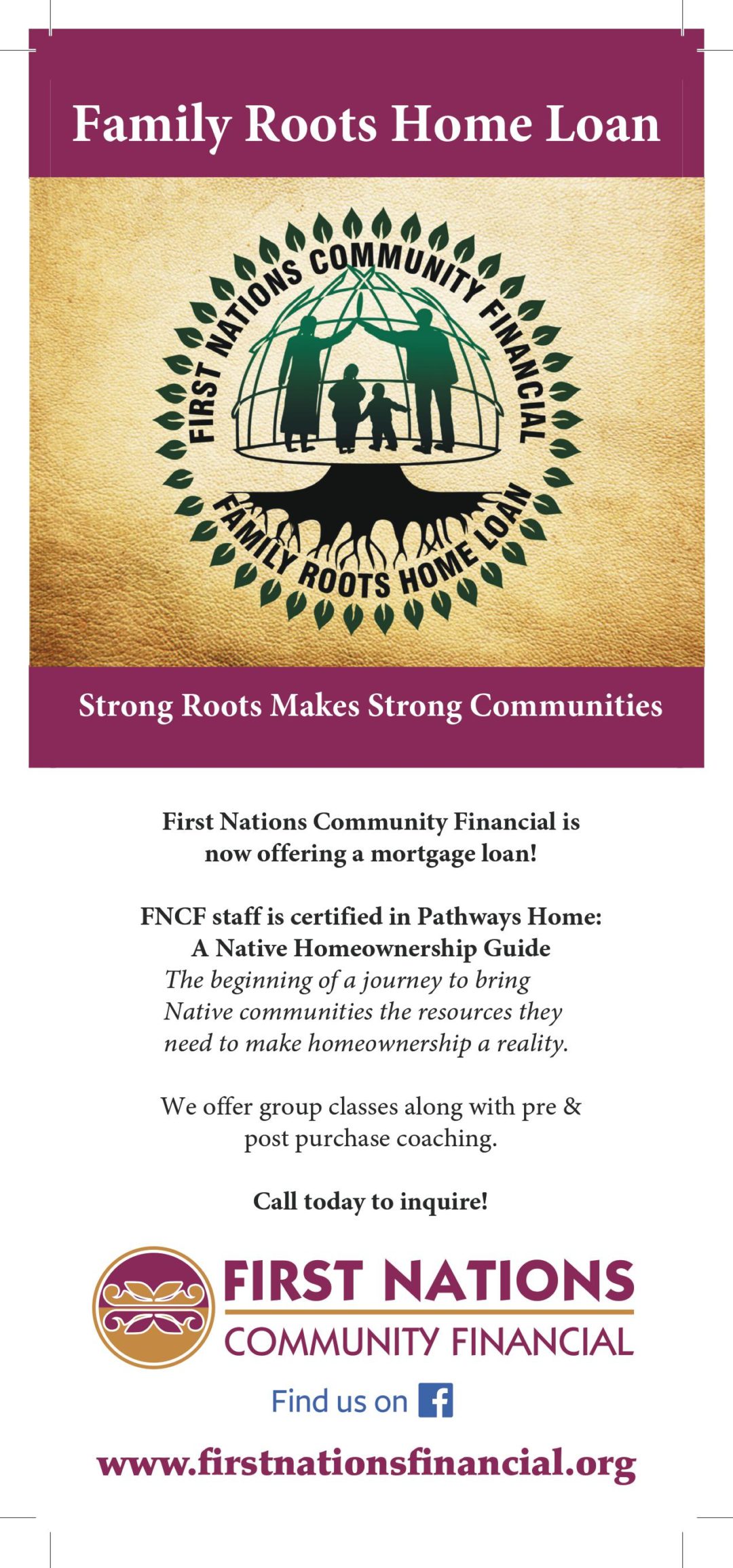 Family Roots Home Loan - First Nations Financial