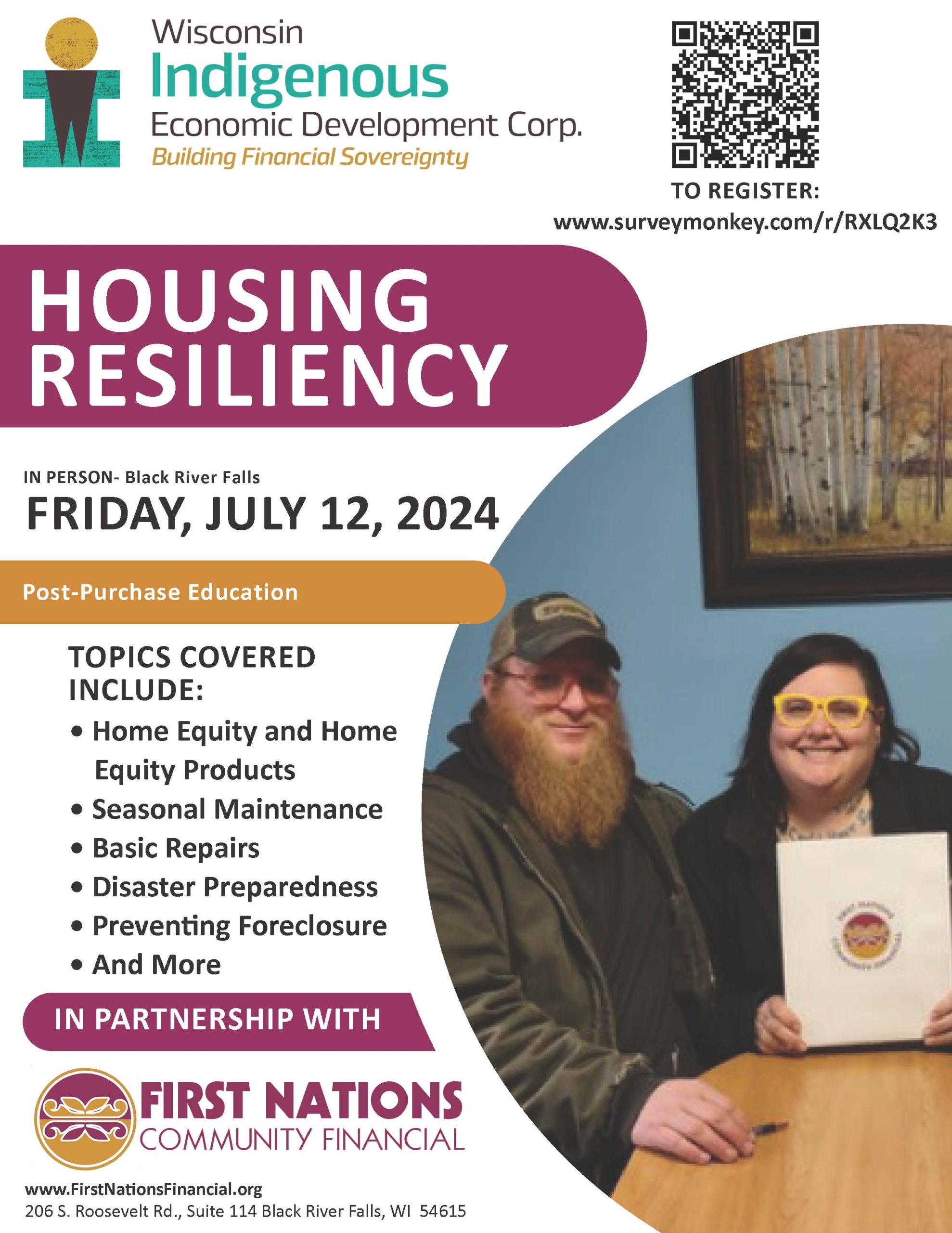 Events Schedule - First Nations Financial